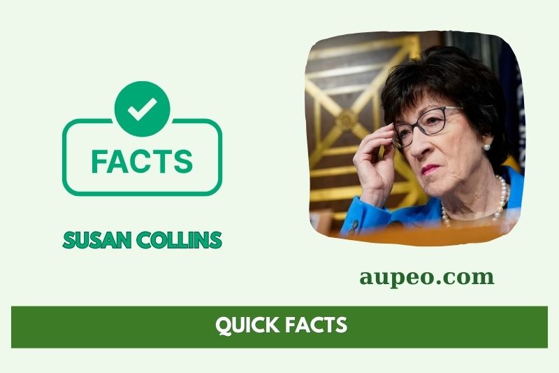 Susan Collins Net Worth 2025: Wealth, Salary & Financial Overview